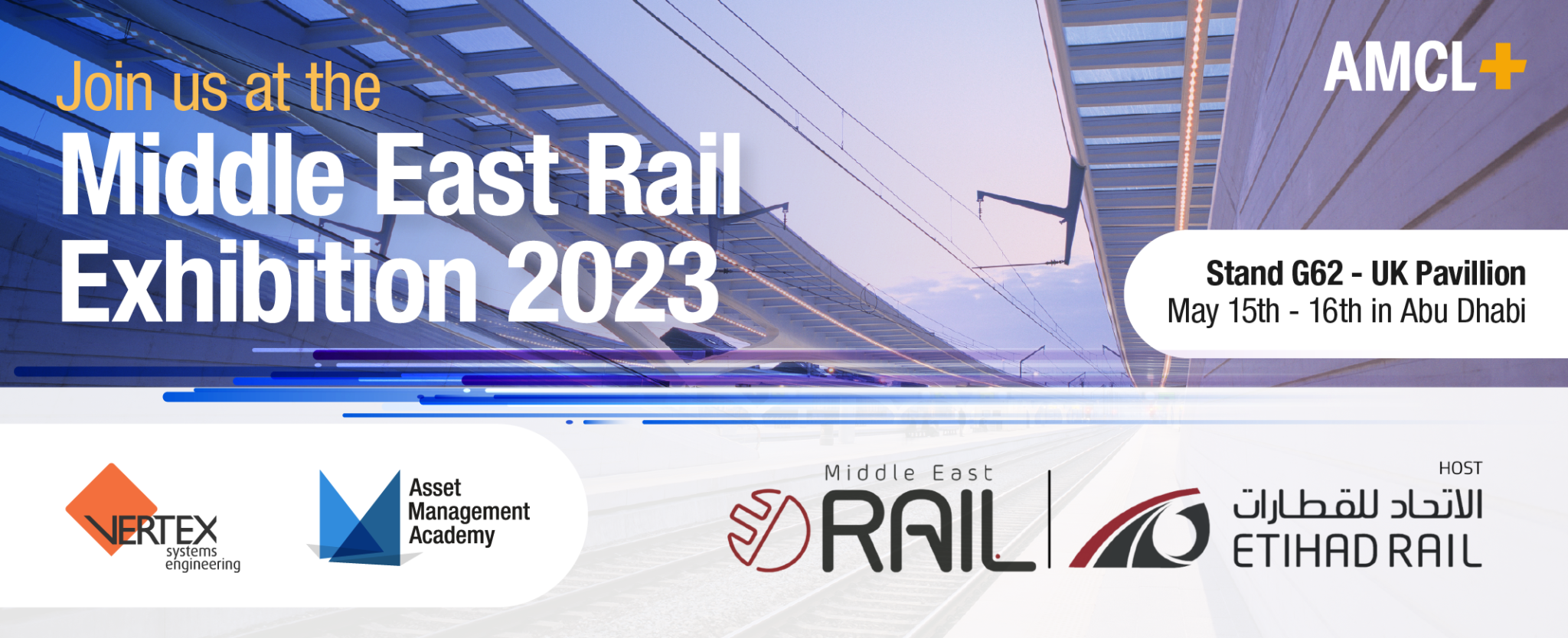 Join us at the Middle East Rail Exhibition – AMCL