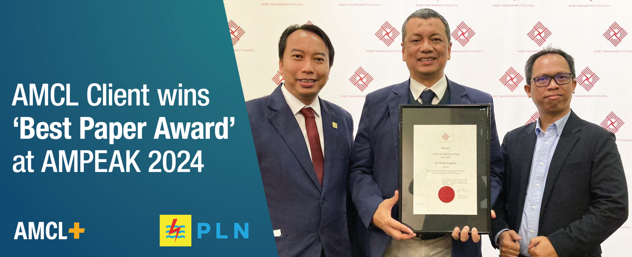 AMCL Client wins ‘Best Paper Award’ at AMPEAK 2024 Conference – AMCL
